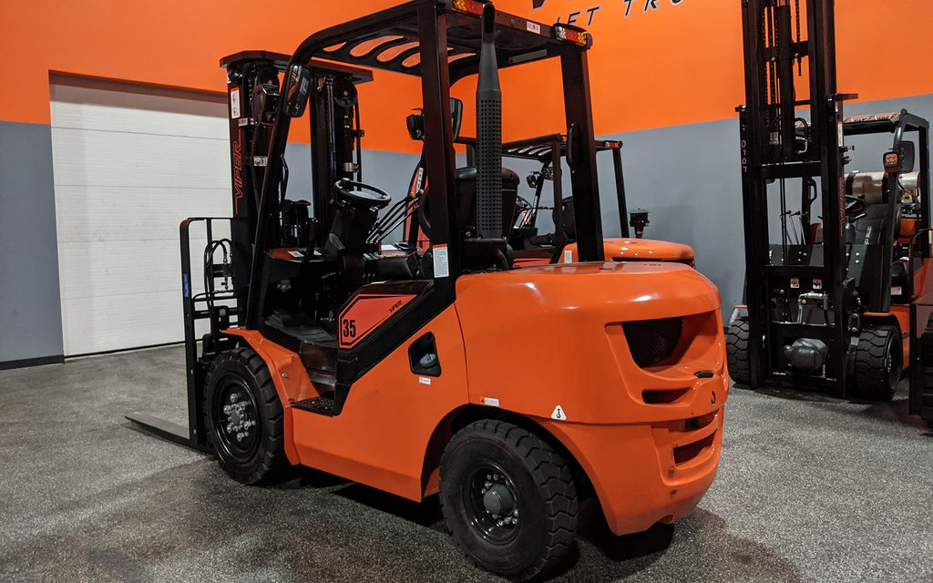 2026 VIPER FD35 8000 LB DIESEL FORKLIFT PNEUMATIC 89/189" 3 STAGE MAST ...