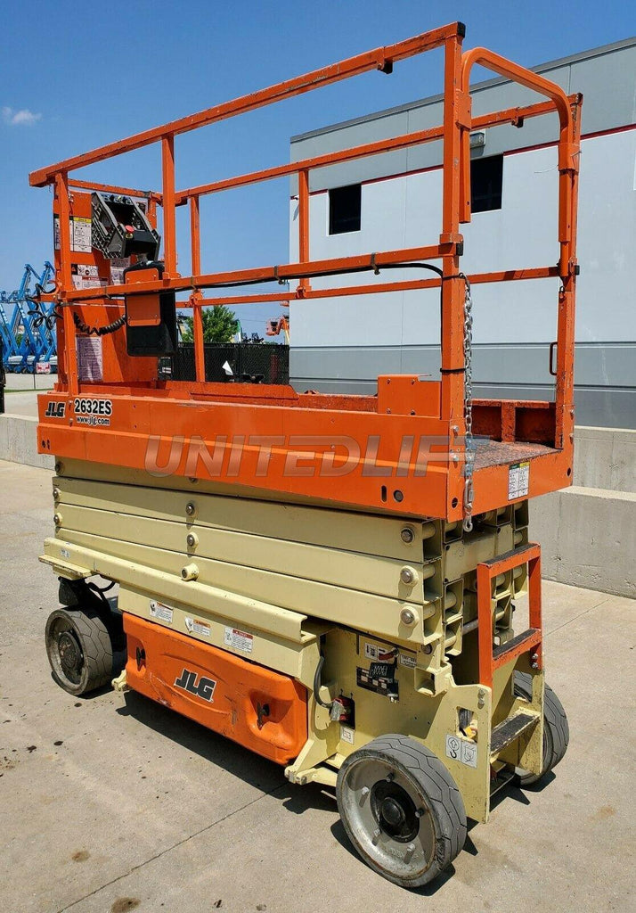 2016 JLG 2632ES SCISSOR LIFT 500 LB 26' REACH ELECTRIC WITH DECK ...