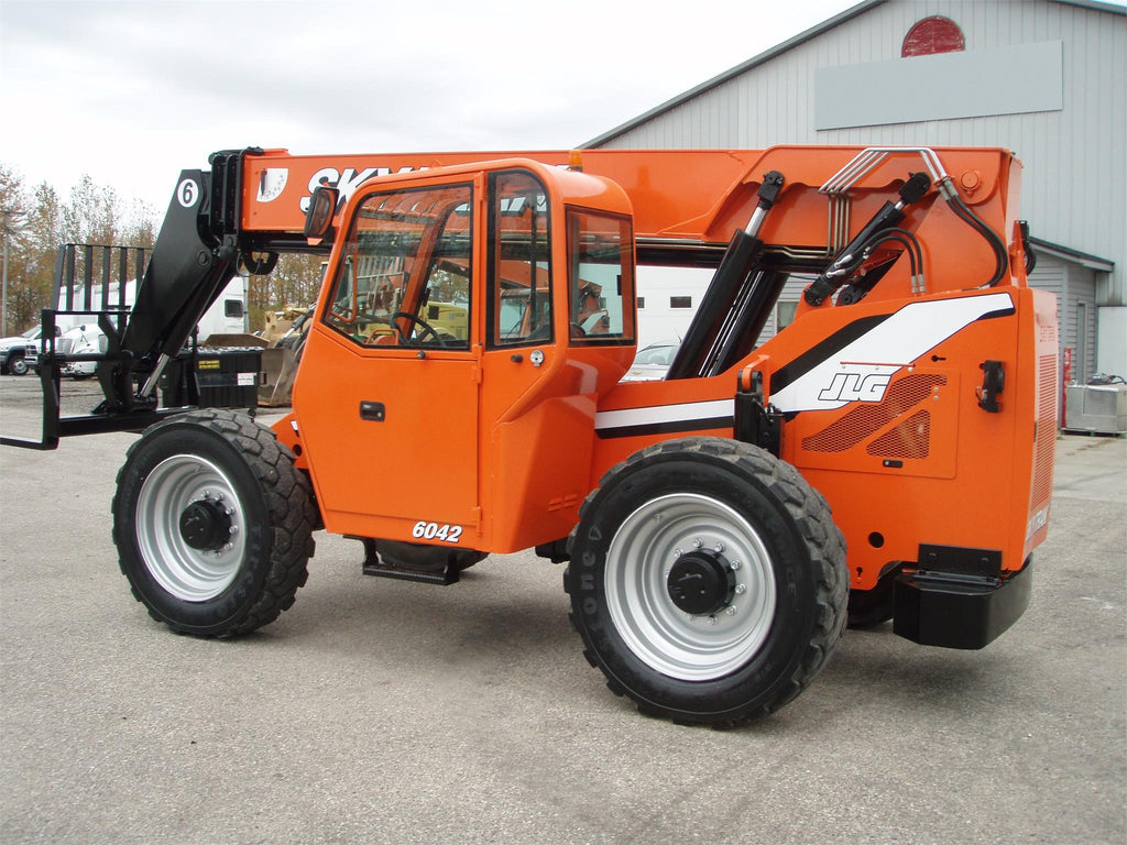 2012 SKYTRAK 6042 6000 LB DIESEL TELESCOPIC FORKLIFT TELEHANDLER ...