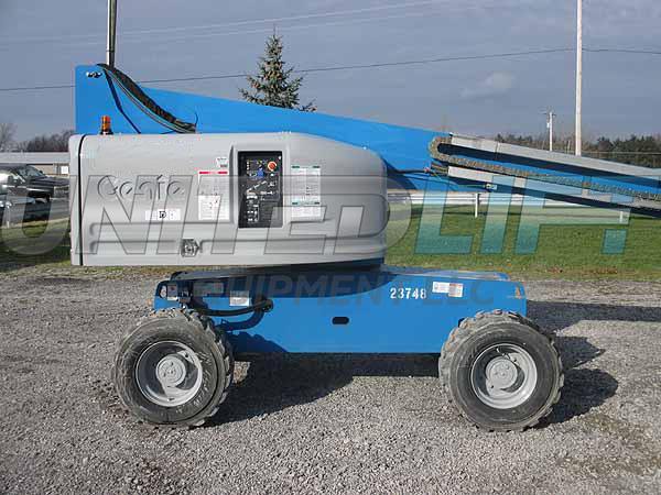 2017 GENIE S45 TELESCOPIC BOOM LIFT AERIAL LIFT 45' REACH DIESEL 4WD ...