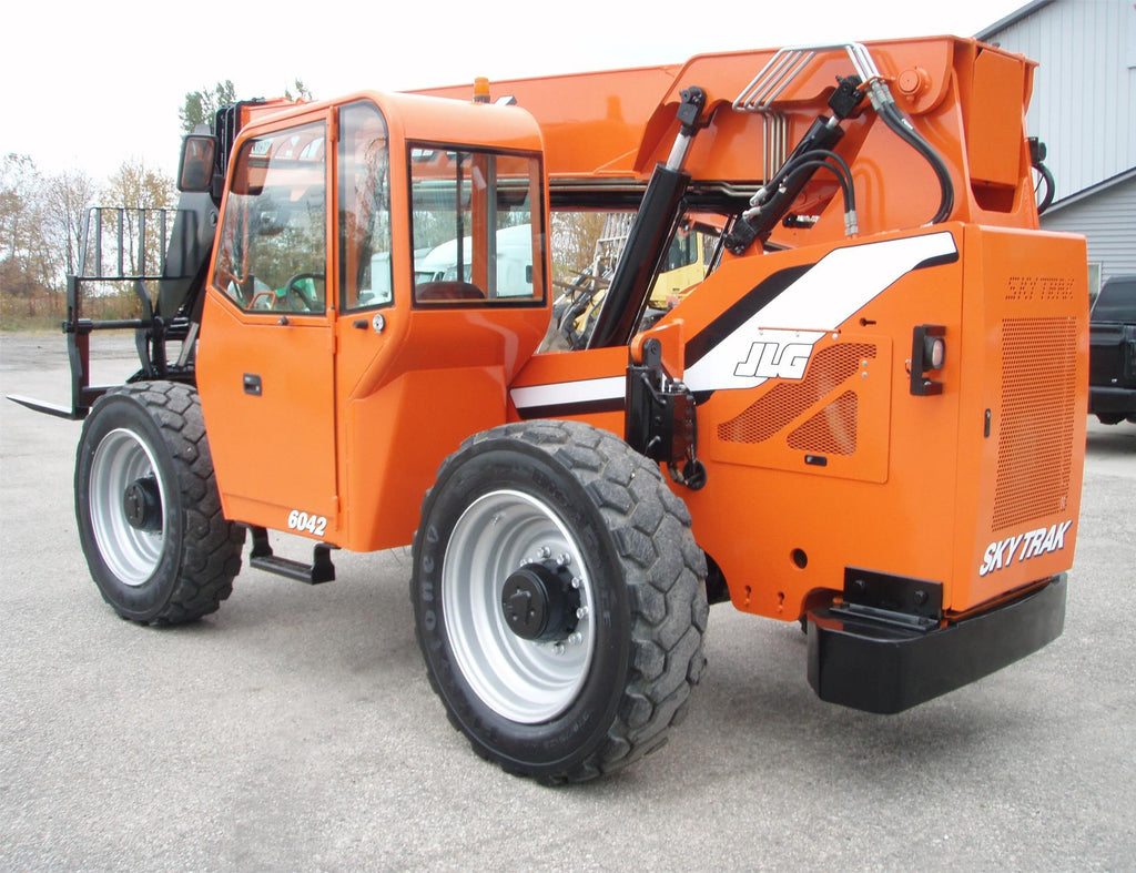 2012 SKYTRAK 6042 6000 LB DIESEL TELESCOPIC FORKLIFT TELEHANDLER PNEUM ...