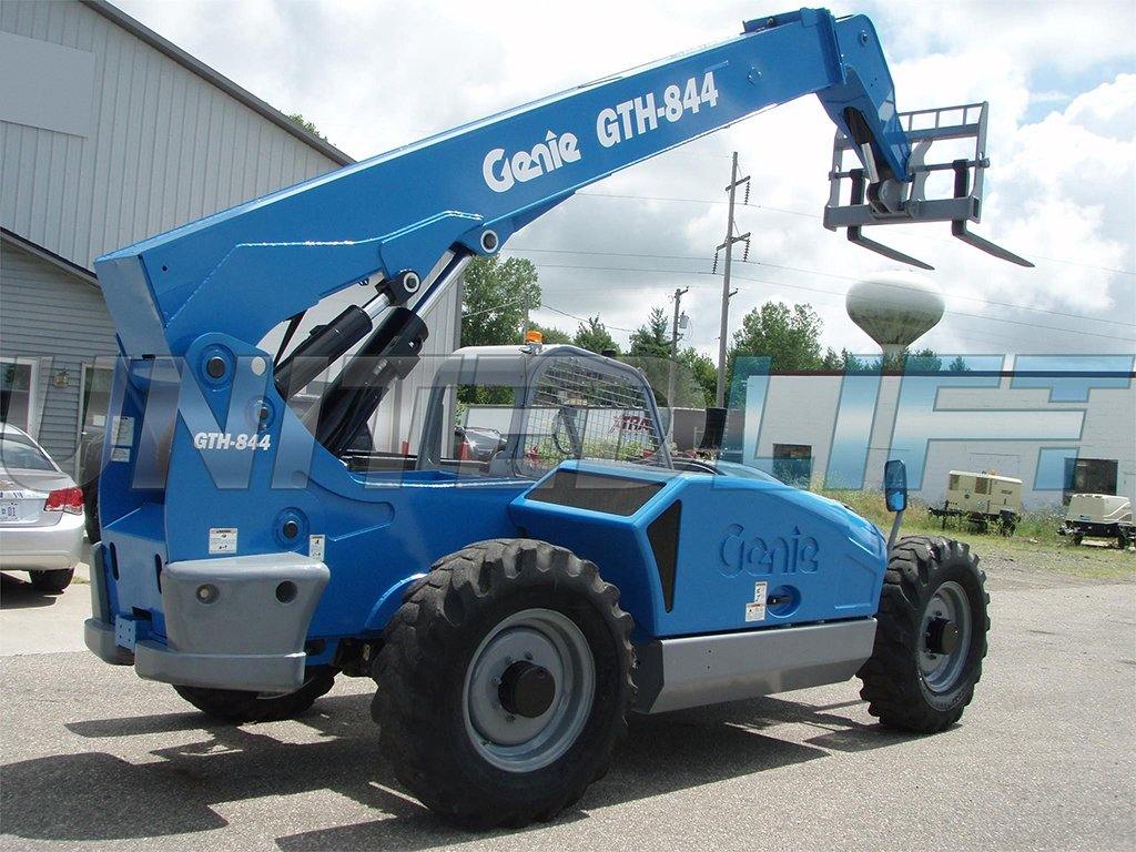 2013 GENIE GTH844 8000 LB DIESEL TELESCOPIC FORKLIFT TELEHANDLER ...