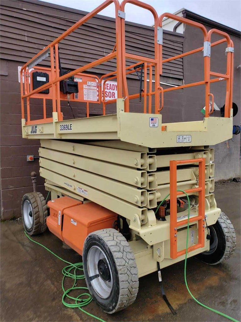 2005 JLG 3369LE SCISSOR LIFT 33' REACH ELECTRIC 501 HOURS STOCK # BF91 ...