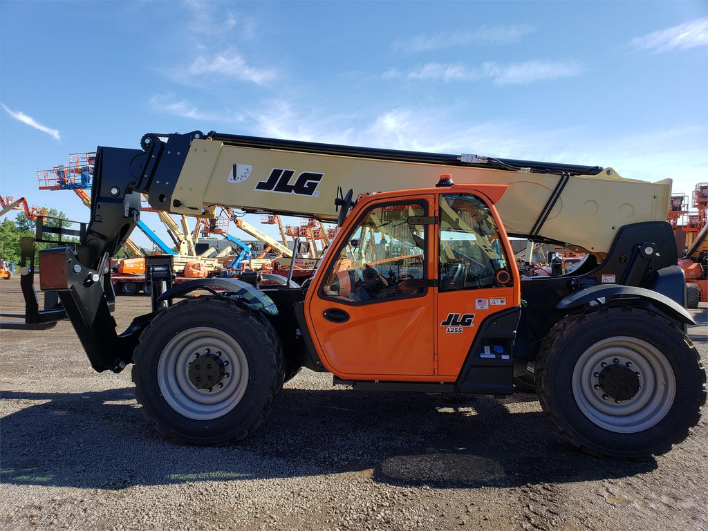 2019 JLG 1255 12000 LB DIESEL TELESCOPIC FORKLIFT TELEHANDLER PNEUMATIC ...