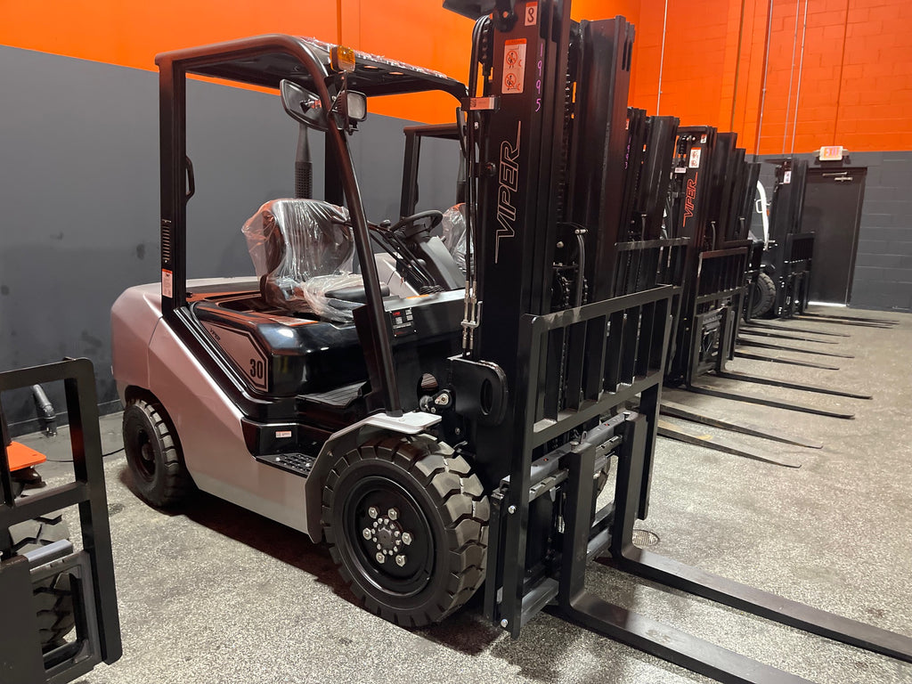 2025 VIPER FD30 6000 LB DIESEL FORKLIFT PNEUMATIC 88/189" 3 STAGE MAST ...