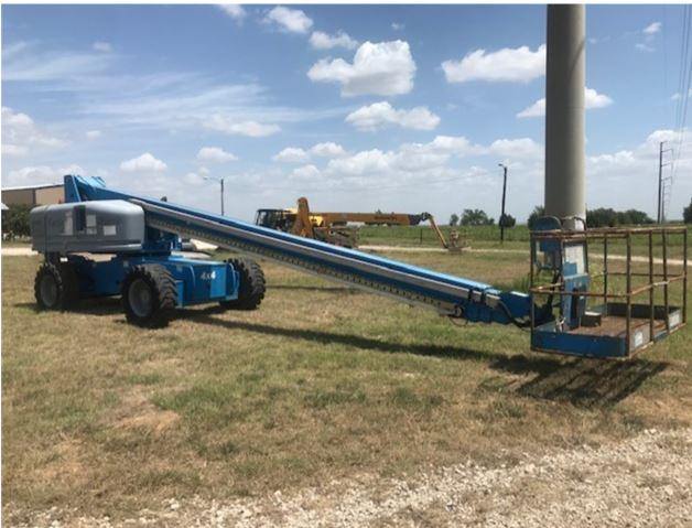 2006 GENIE S80 TELESCOPIC BOOM LIFT AERIAL LIFT 80' REACH DIESEL 4WD 1 ...