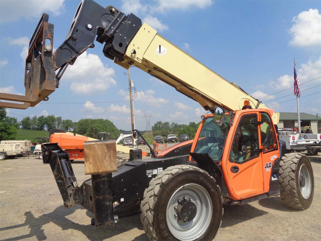 2018 JLG 1255 12000 LB DIESEL TELESCOPIC FORKLIFT TELEHANDLER PNEUMATIC ...