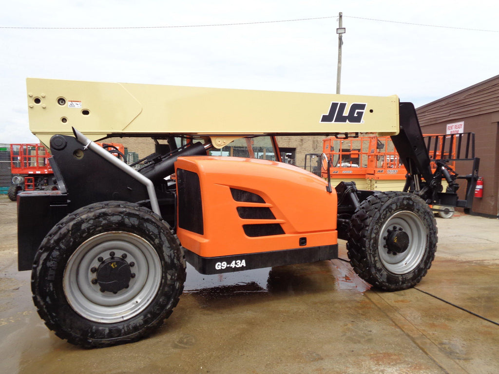 2015 JLG G9-43A 9000 LB DIESEL TELESCOPIC FORKLIFT TELEHANDLER ...