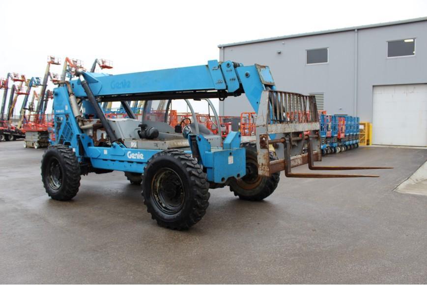 2011 GENIE GTH844 8000 LB DIESEL TELESCOPIC FORKLIFT TELEHANDLER ...
