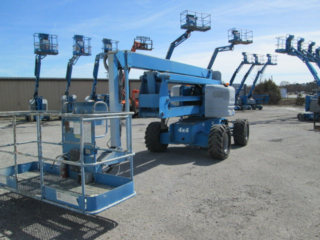 2007 GENIE Z60/34 ARTICULATING BOOM LIFT AERIAL LIFT 60' REACH DIESEL ...