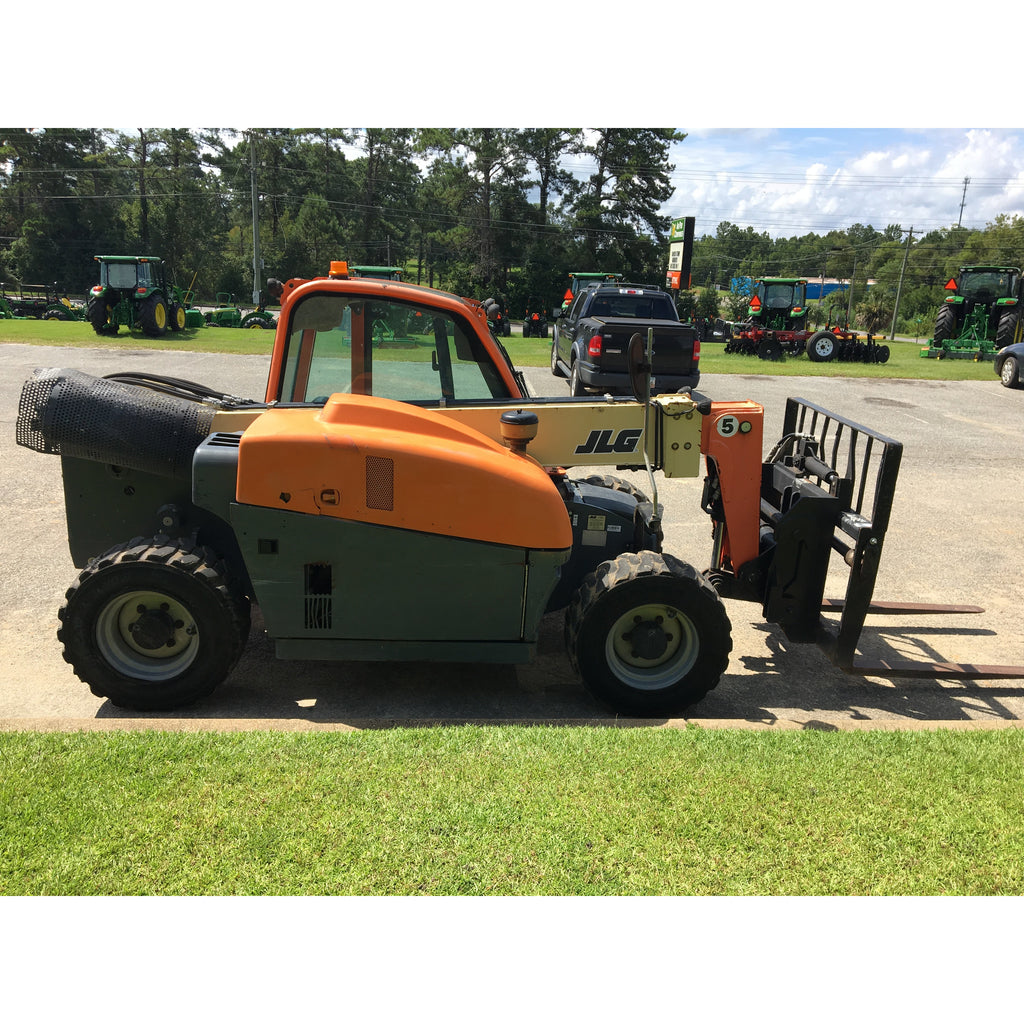 2012 JLG G5-18A 5500 LB DIESEL TELESCOPIC ENCLOSED CAB FORKLIFT 4WD 940 ...