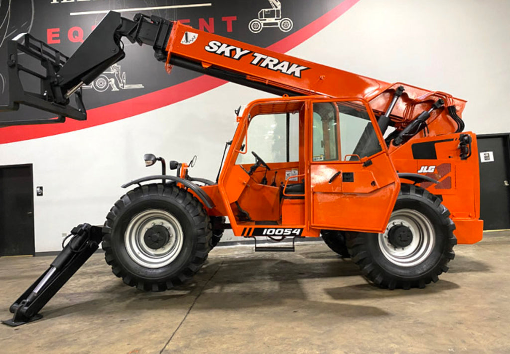 2012 SKYTRAK 10054 10000 LB DIESEL TELESCOPIC FORKLIFT TELEHANDLER 4WD ...