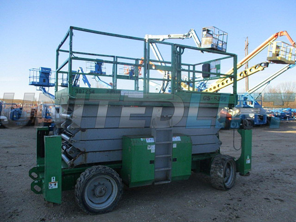 2010 GENIE GS5390RT SCISSOR LIFT 53' REACH DIESEL ROUGH TERRAIN 4WD ...