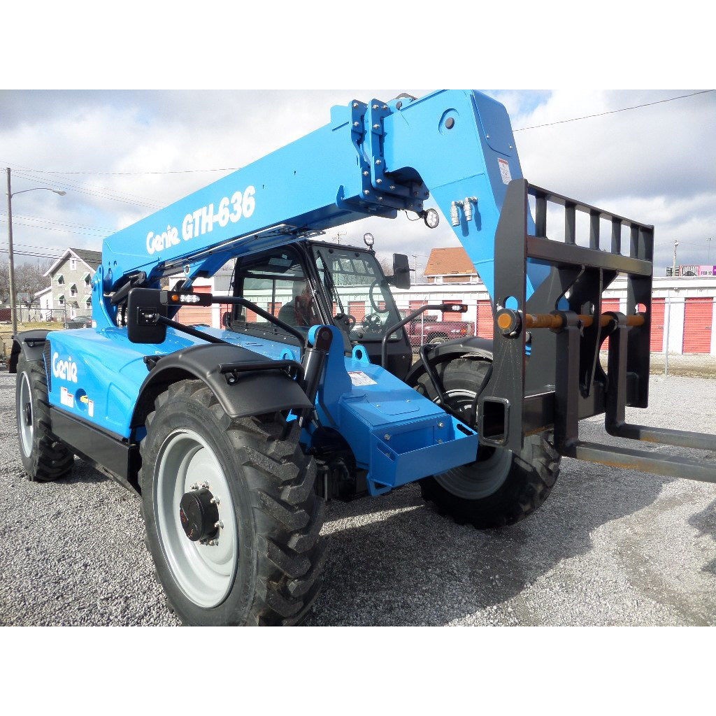 2018 GENIE GTH636 6000 LB DIESEL TELESCOPIC FORKLIFT TELEHANDLER ...