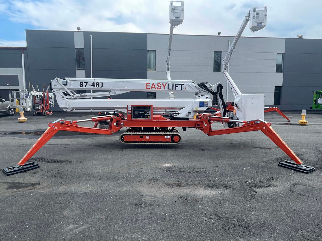 2021 EASY LIFT 87-48AJ CRAWLER BOOM LIFT ARTICULATING WITH JIB ARM LIFT ...