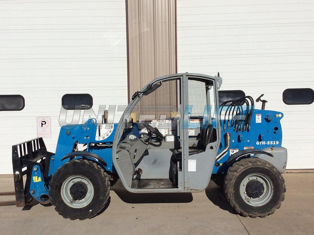 2012 GENIE GTH5519 5500 LB DIESEL TELESCOPIC FORKLIFT TELEHANDLER ...