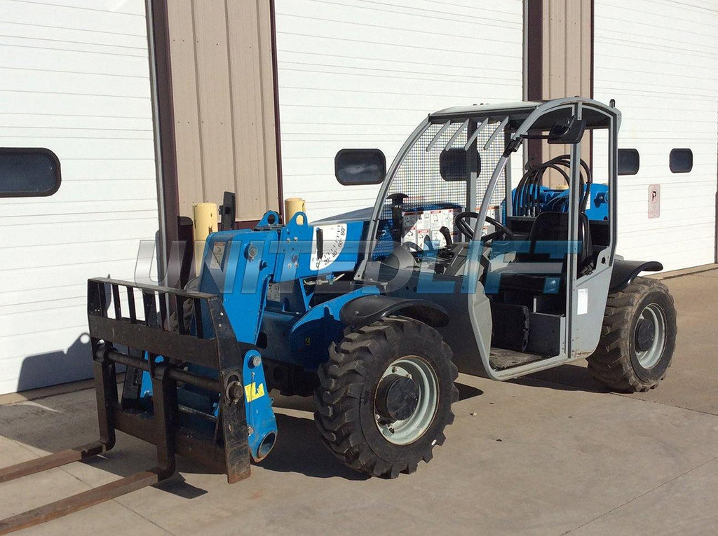 2012 GENIE GTH5519 5500 LB DIESEL TELESCOPIC FORKLIFT TELEHANDLER ...