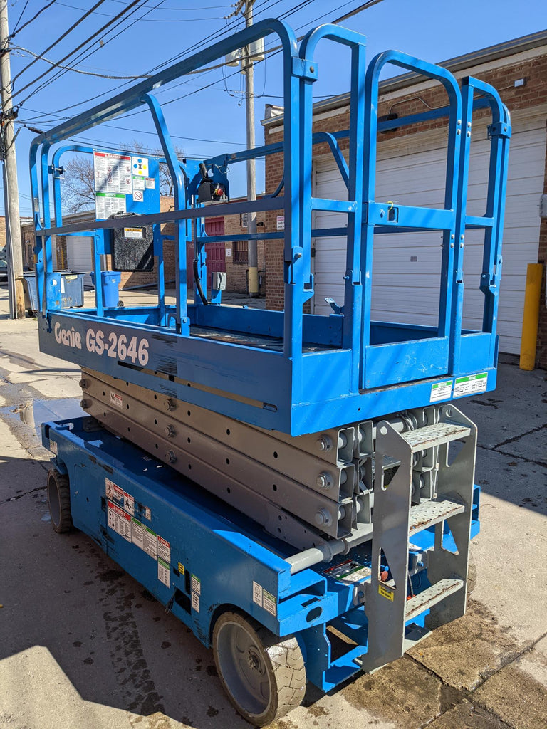 2007 GENIE GS2646 SCISSOR LIFT 26' REACH ELECTRIC 2WD 58 HOURS STOCK ...