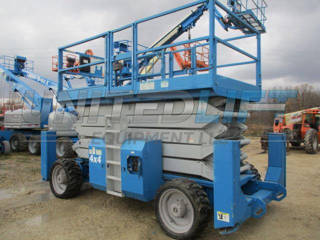 2002 GENIE GS5390RT SCISSOR LIFT 53' REACH DUAL FUEL ROUGH TERRAIN 4WD ...