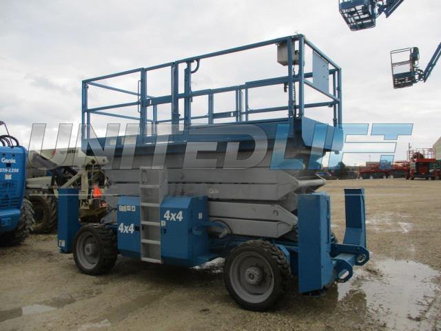 2002 GENIE GS5390RT SCISSOR LIFT 53' REACH DUAL FUEL ROUGH TERRAIN 4WD ...