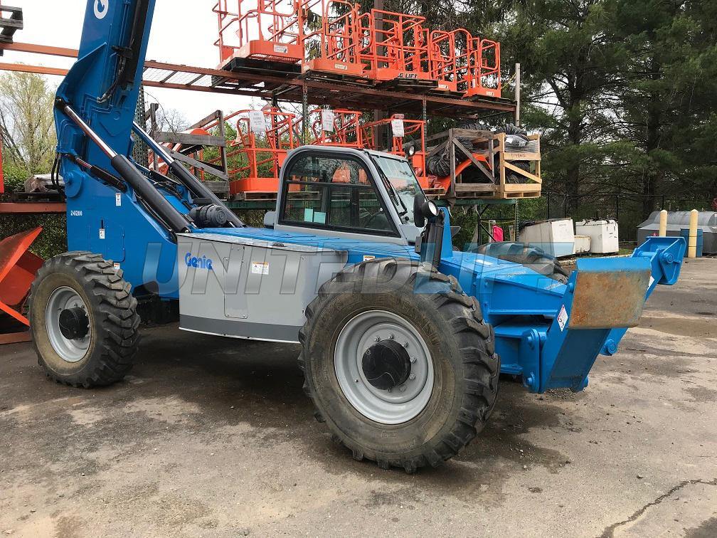 2012 GENIE GTH1056 10000 LB DIESEL TELESCOPIC FORKLIFT TELEHANDLER ...