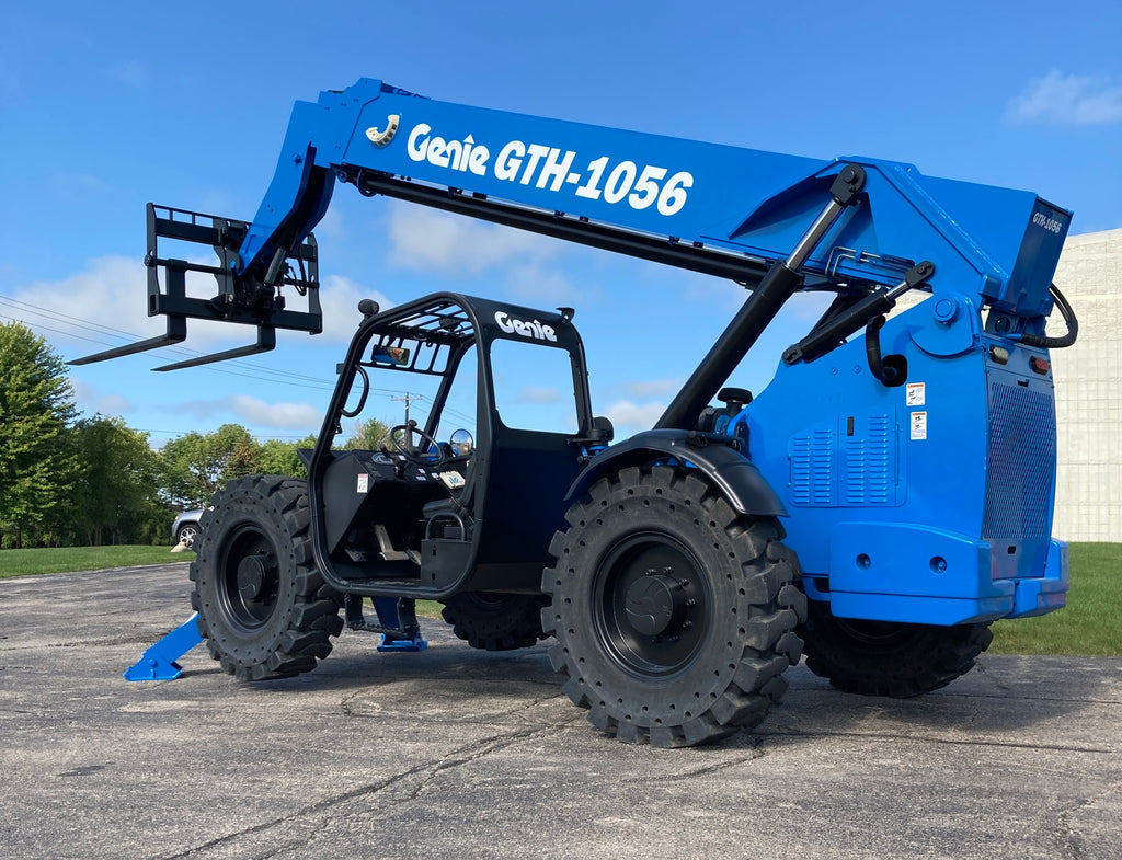 2013 GENIE GTH1056 10000 LB DIESEL TELESCOPIC FORKLIFT TELEHANDLER ...