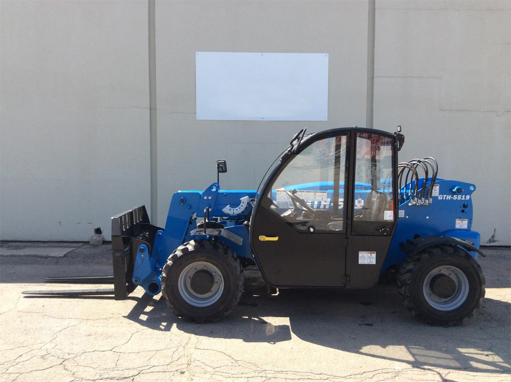 2019 GENIE GTH5519 5500 LB DIESEL TELESCOPIC FORKLIFT TELEHANDLER ...