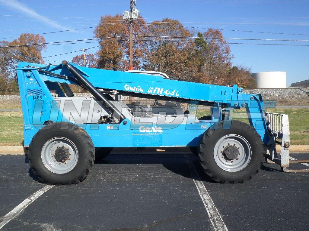 2007 GENIE GTH636 6000 LB DIESEL TELESCOPIC FORKLIFT TELEHANDLER ...