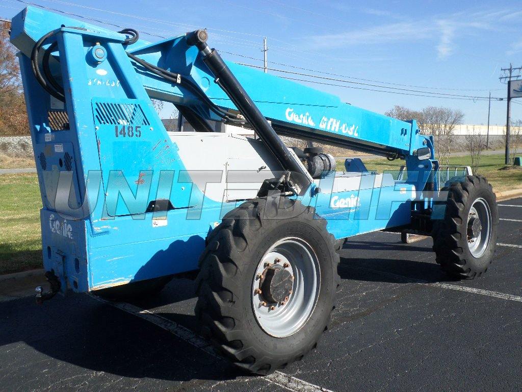 2007 GENIE GTH636 6000 LB DIESEL TELESCOPIC FORKLIFT TELEHANDLER ...