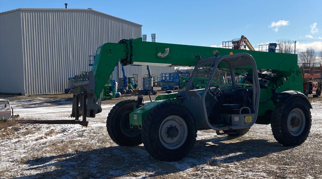 2014 GENIE GTH844 8000 LB DIESEL TELESCOPIC FORKLIFT TELEHANDLER ...