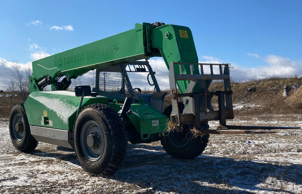 2014 GENIE GTH844 8000 LB DIESEL TELESCOPIC FORKLIFT TELEHANDLER ...