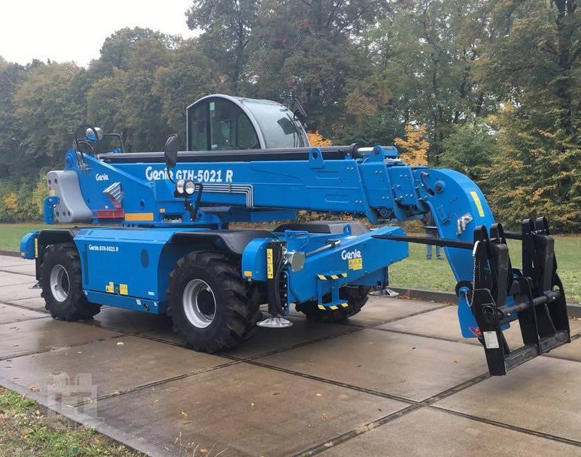2015 GENIE GTH5021R 11000 LB DIESEL TELESCOPIC FORKLIFT TELEHANDLER ...