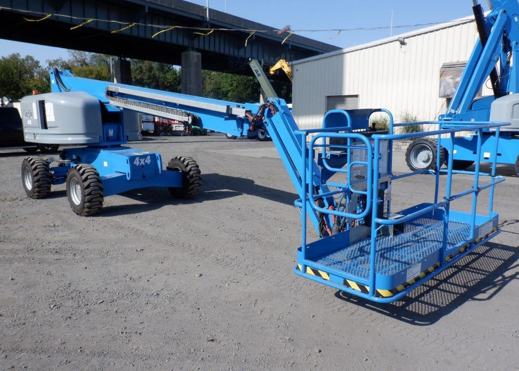 2016 GENIE S45 TELESCOPIC STRAIGHT BOOM LIFT AERIAL LIFT WITH JIB 45 ...