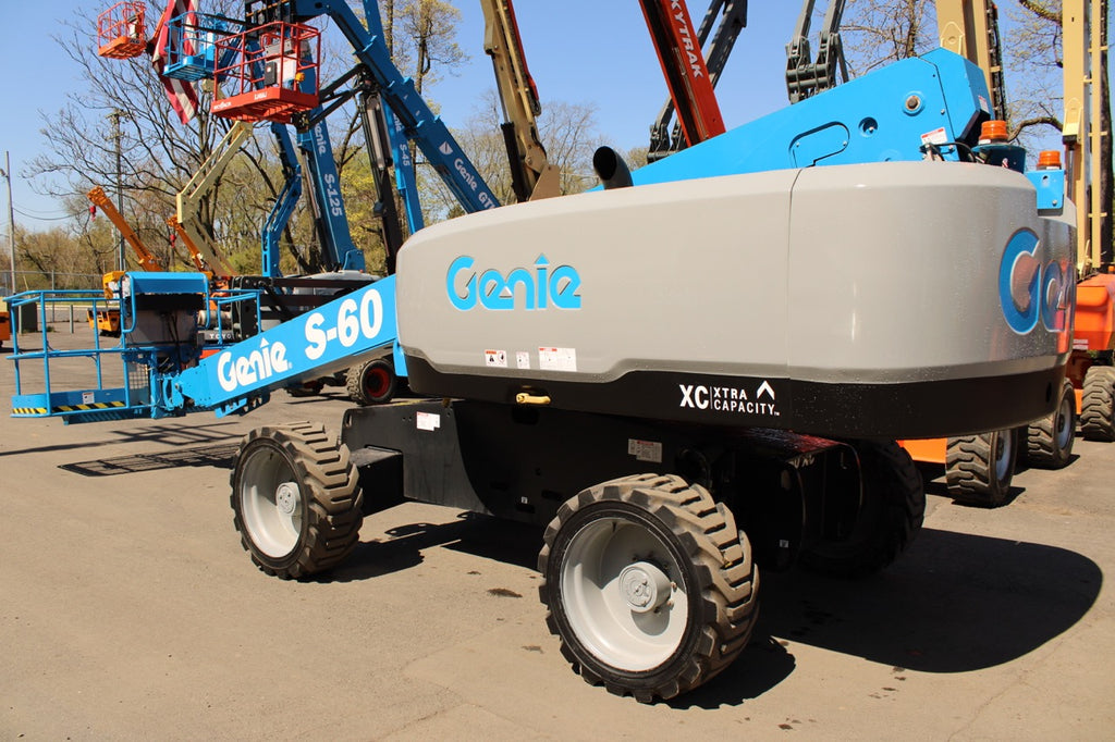 2019 GENIE S60XC TELESCOPIC STRAIGHT BOOM LIFT AERIAL LIFT 60' REACH D ...
