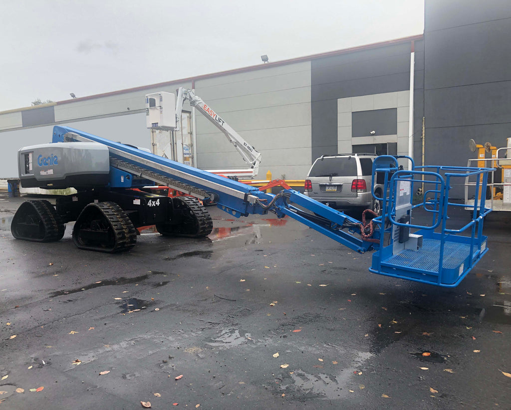 2016 GENIE S65 TRAX TELESCOPIC STRAIGHT BOOM LIFT AERIAL LIFT WITH JIB ...
