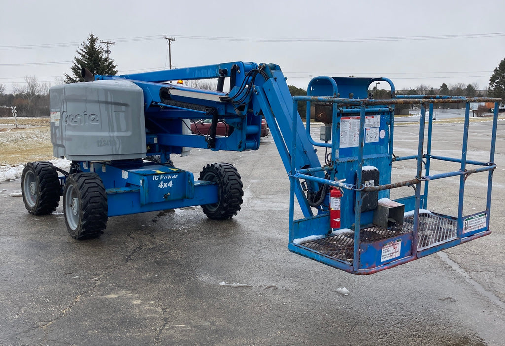 2014 GENIE Z45/25J ARTICULATING BOOM LIFT AERIAL LIFT WITH JIB ARM 45 ...