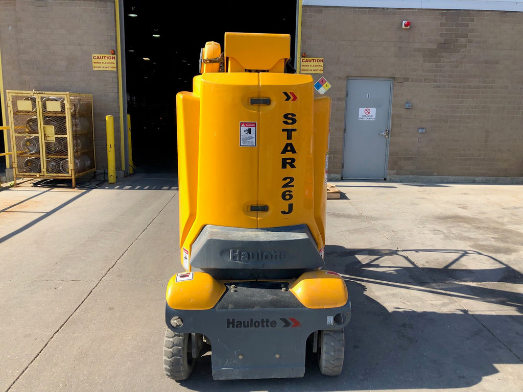 2012 HAULOTTE STAR 26J BOOM LIFT WITH JIB 26' REACH ELECTRIC 2WD 250 ...
