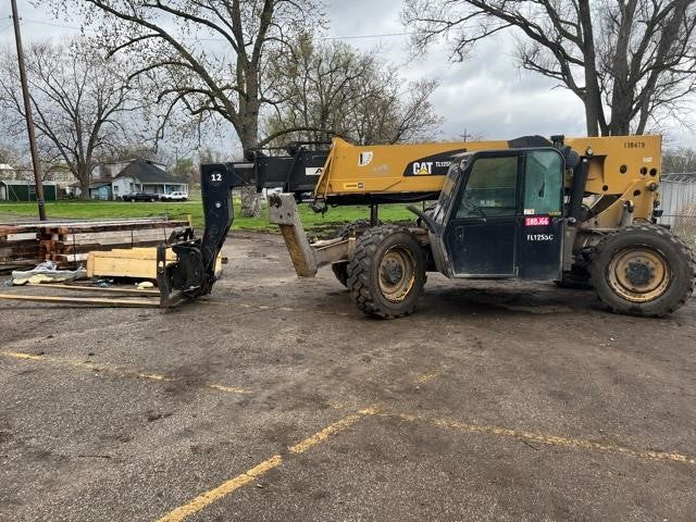 2014 CAT TL1255C 12000 LB DIESEL TELESCOPIC FORKLIFT TELEHANDLER ...