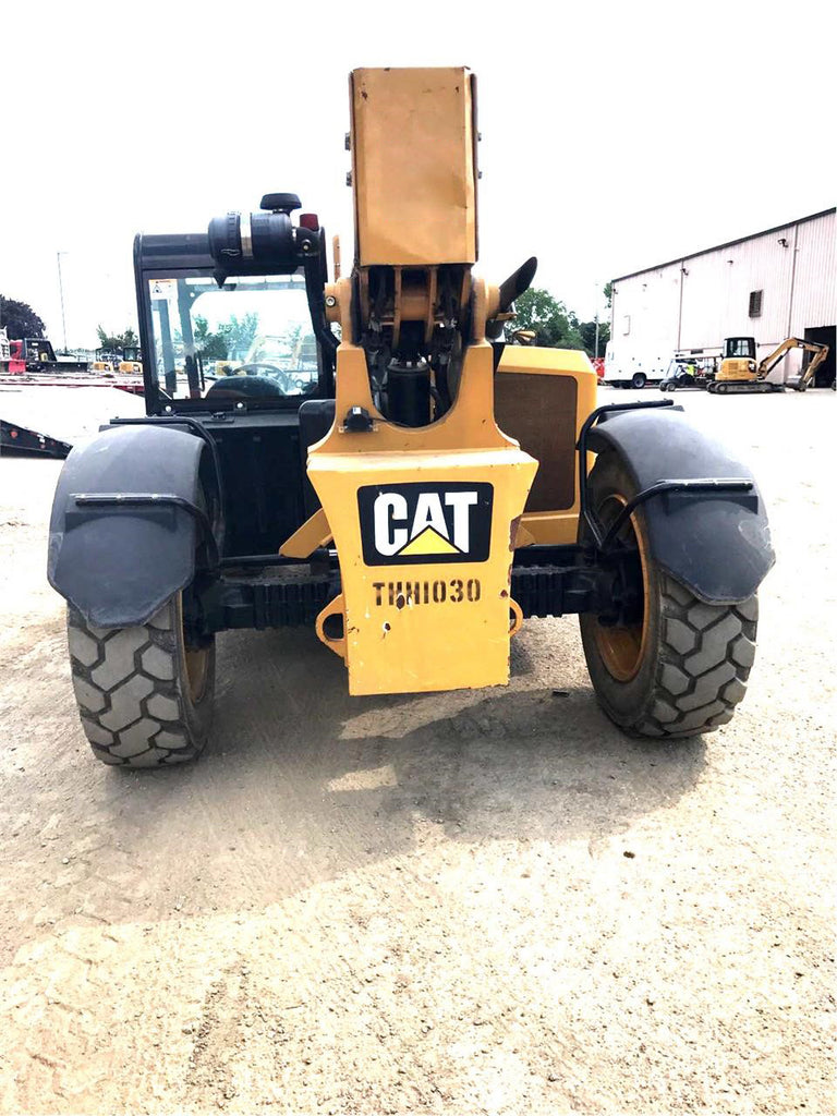 2014 CAT TL943 9000 LB DIESEL TELESCOPIC FORKLIFT TELEHANDLER PNEUMATIC ...