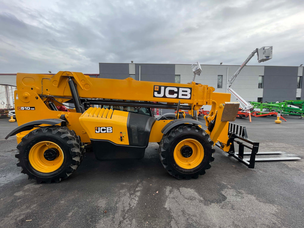 2017 JCB 510-56 10000 LB DIESEL OUTRIGGERS TELESCOPIC FORKLIFT ...