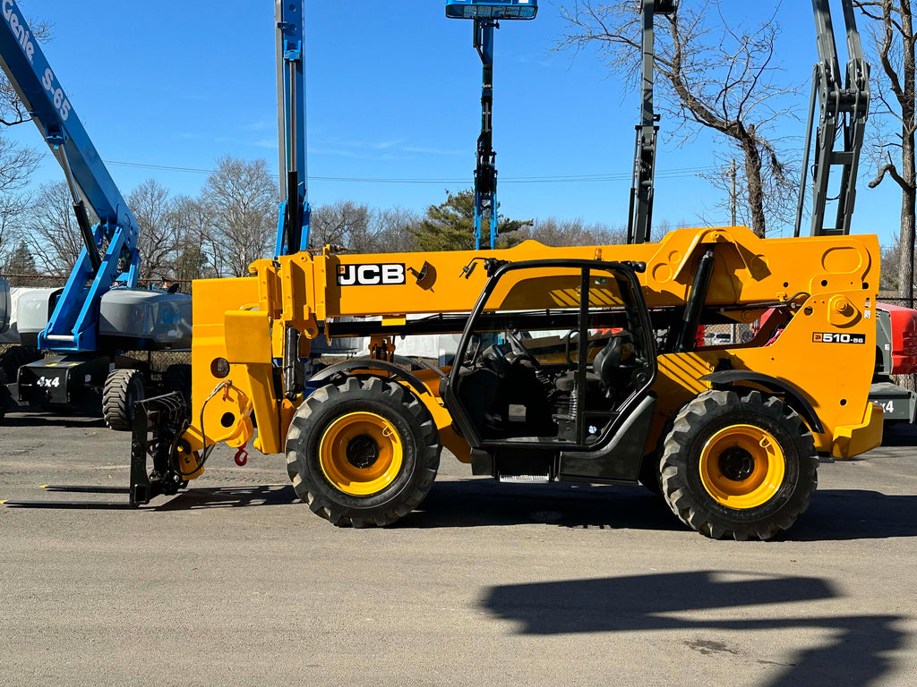 2017 JCB 510-56 10000 LB DIESEL OUTRIGGERS TELESCOPIC FORKLIFT ...