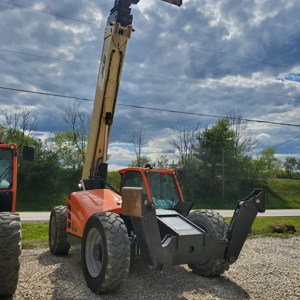 2019 JLG 1055 10000 LB DIESEL TELESCOPIC FORKLIFT 4WD ENCLOSED CAB 1358 ...