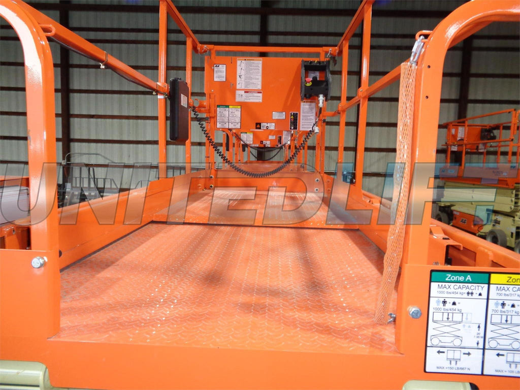 2019 JLG 3246ES SCISSOR LIFT 32' REACH ELECTRIC SMOOTH CUSHION TIRES B ...