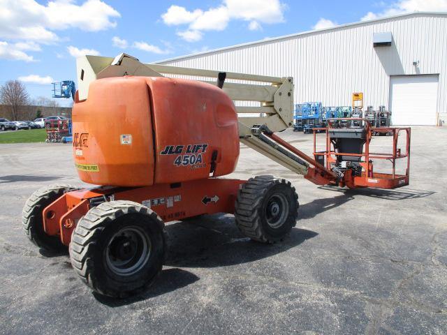 2011 JLG 450A ARTICULATING BOOM LIFT AERIAL LIFT 45' REACH DIESEL 4WD ...