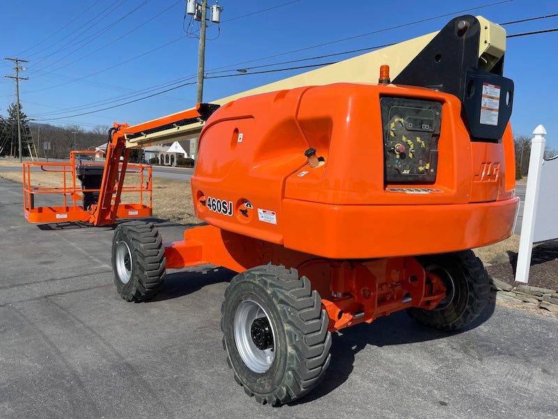 2013 JLG 460SJ TELESCOPIC STRAIGHT BOOM LIFT AERIAL LIFT WITH JIB ARM ...