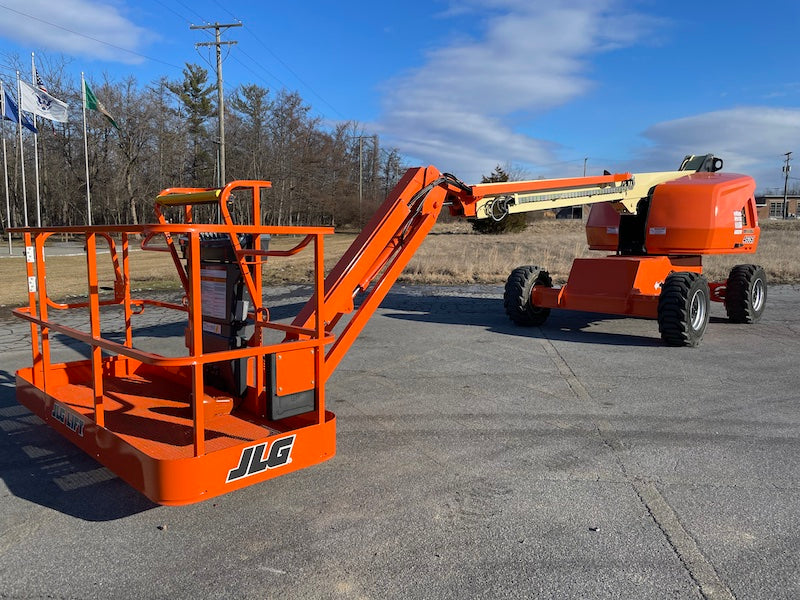 2016 JLG 460SJ STRAIGHT BOOM LIFT AERIAL LIFT WITH JIB ARM 46' REACH D ...