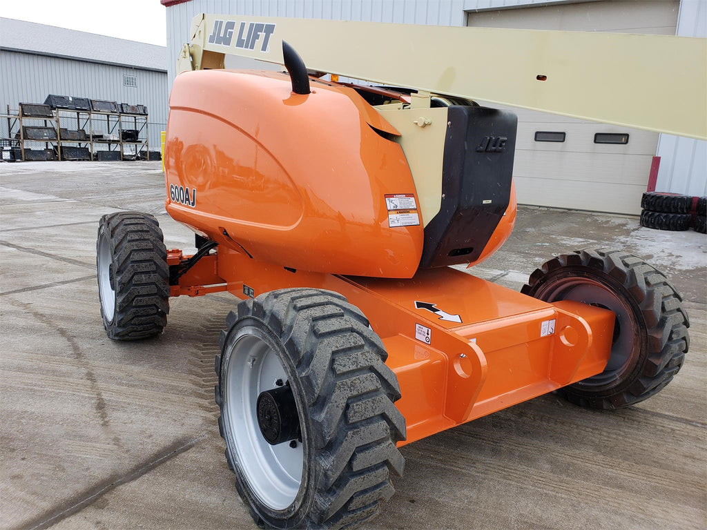 2011 JLG 600AJ ARTICULATING BOOM LIFT AERIAL LIFT WITH JIB ARM 60' REA ...