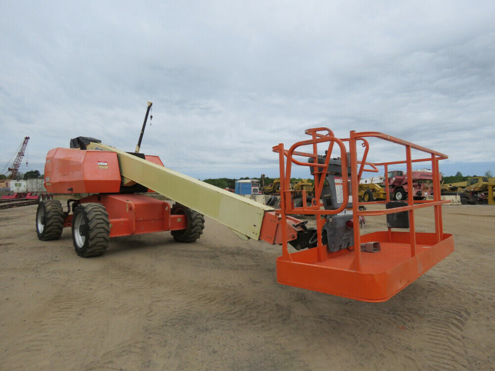 2012 JLG 600S TELESCOPIC STRAIGHT BOOM LIFT AERIAL LIFT 60' REACH DIES ...