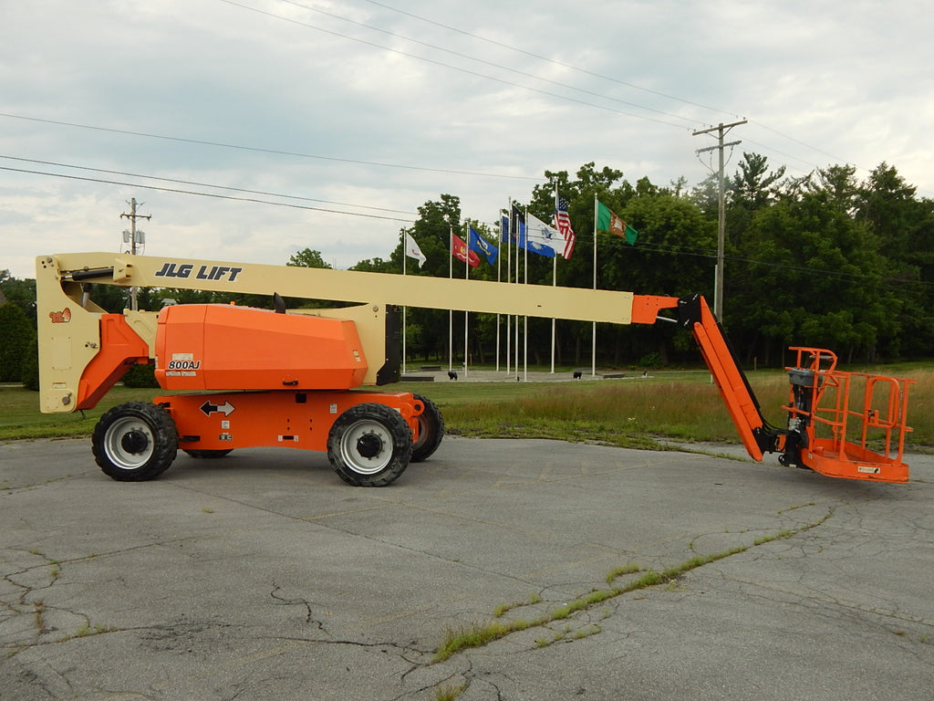 2018 JLG 800AJ ARTICULATING BOOM LIFT AERIAL LIFT WITH JIB ARM 80 ...