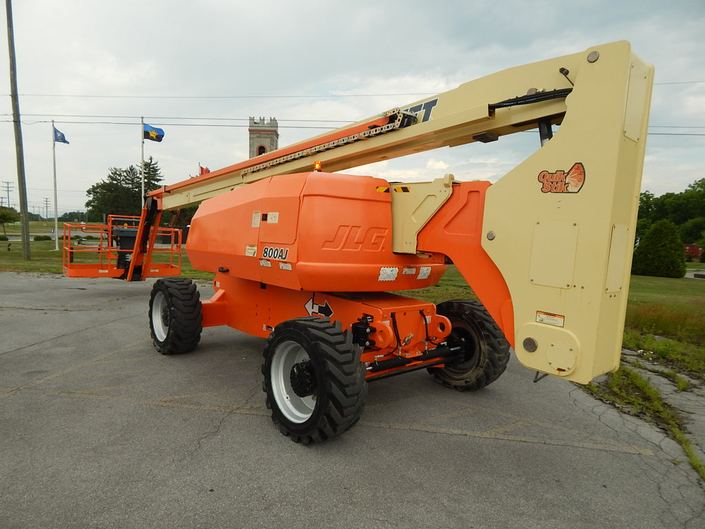 2018 JLG 800AJ ARTICULATING BOOM LIFT AERIAL LIFT WITH JIB ARM 80 ...